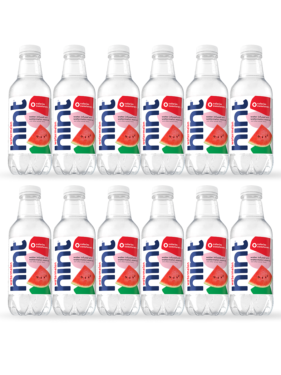 12 Watermelon Flavored Water Cases (12/case) 16 oz. | Hint